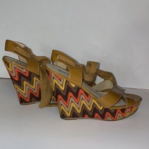 Bumper | Shoes | Bumper Brown Wedge Heels | Poshmark